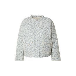 Only Carmakoma Jacke 'CARHALLIE' Damen Gr&ouml;&szlig;e XXXL/4XL blau / wei&szlig; Sommerjacke