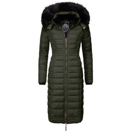 Navahoo Winter Coat 'Umay' female size L Dark green / Black
