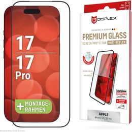 Displex Displayschutzglas &raquo;Premium Glass Screen Protector Anti-Reflex&laquo; f&uuml;r Apple iPhone 17 Pro Displayschutzfolie, Schutzfolie, Bildschirmschutz, kratz- & 