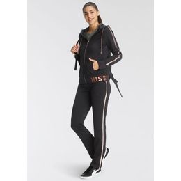 H.I.S. H.I.S Damen Trainingsanzug Set, 2 Stk. Softes, schnell trocknendes Stretchmaterial f&uuml;r hohen Komfort rosa 46