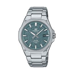 CASIO EDIFICE Herren CASIO EDIFICE Quarzuhr Armbanduhr, Herrenuhr, Edelstahlarmband, analog, Tag, Neo-Display