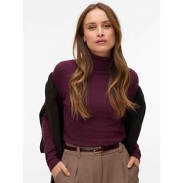 V&eacute;ro Moda Vero Moda Damen Rollkragenpullover &raquo;VMHAPPINESS LS ROLLNK PULLOVE GA BOO REP&laquo; XS