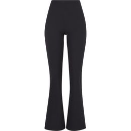 Urban Classics Damen Urban Classics Leggings &raquo; Ladies Flared Leggings Rib&laquo; L, US-Gr&ouml;&szlig;en