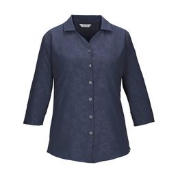 Killtec Damen Funktionshemd &raquo;KOS 62 WMN WVN SHRT&laquo; Schnelltrocknende Bluse mit floralem Print und R&uuml;ckenraffung 44, Normalgr&ouml;&szlig;en
