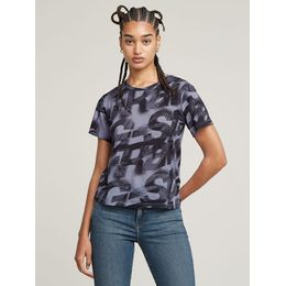 G-Star Raw G-Star Shirt in Dunkelblau/ Schwarz - 39% | Gr&ouml;&szlig;e L | Damen-tops