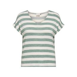 Only Carmakoma Damen Only CARMAKOMA V-Shirt &raquo;CARLIRA LIFE S/S V-NECK TOP JRS NOOS&laquo; XL