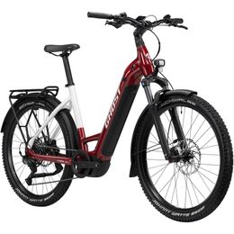 GHOST Unisex &raquo;E-Teru Advanced EQ Low&laquo; 11 Gang Shimano Cues U8000 Shadow+ Schaltwerk Kettenschaltung Mittelmotor 250 W