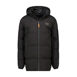Geographical Norway Winterparka "Bob" in Schwarz - 66% | Gr&ouml;&szlig;e L | Herren-plussize