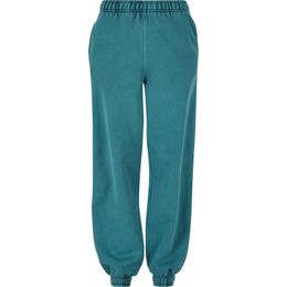 Urban Classics Damen Urban Classics Jogginghose &raquo; Damen Ladies High Waist Stone Washed Sweat Pants&laquo; L, US-Gr&ouml;&szlig;en