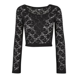 Urban Classics Damen Urban Classics Longsleeve &raquo; Damen Ladies Cropped Lace Longsleeve&laquo; 1 Stk. L