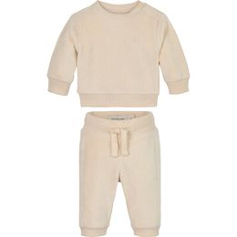 Calvin Klein Jeans Jungen Shirt & Hose &raquo;RIB VELVET FLEECE SET GIFTPACK&laquo; Set, 2 Stk. f&uuml;r Babys bis 2 Jahre, Geschenkset grau