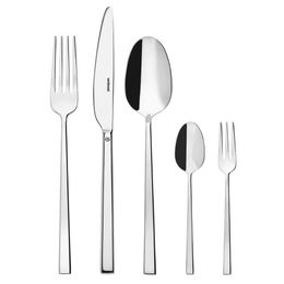 Sambonet Besteckset Rock, Edelstahl, Metall, 60-teilig, lebensmittelecht, Essen & Trinken, Besteck, Besteck-Sets