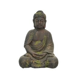 MARELIDA Meditierender Buddha Gartendeko H: 30,5cm in natur | Gr.: onesize