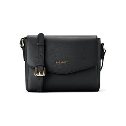 Lazarotti Bologna Leather Umh&auml;ngetasche Leder 22 cm in black | Gr.: onesize