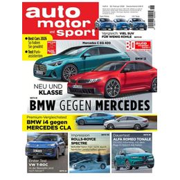 Hubert Burda Media 13 x AUTO MOTOR UND SPORT Zeitschrift (Gutschein f&uuml;r Halbjahres Abo) | Gr.: onesize