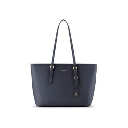 Lazarotti Bologna Leather XL Shopper Tasche Leder 35 cm in navy | Gr.: onesize