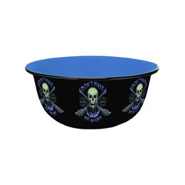 GEDA LABELS M&uuml;slischale Skull Witchcraft Emaille-Optik 600ml in Schwarz - 600 ml | Gr.: onesize