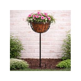 AltoBelli Gartenstecker MIA Pflanzkorb Stab Antik Braun 80x25 cm | Gr.: onesize