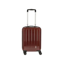 Check.In London 2.0 - 4-Rollen-Trolley 50 cm (orange) in carbon rot | Gr.: onesize