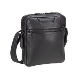 Porsche Design Umh&auml;ngetasche Roadster Leather Evo Shoulder in Black | Gr.: onesize