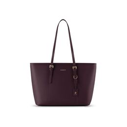 Lazarotti Bologna Leather XL Shopper Tasche Leder 35 cm in burgundy | Gr.: onesize