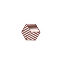 Zone Denmark Untersetzer Hexagon in Burgundy | Gr.: onesize