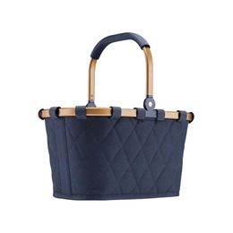 Reisenthel carrybag xs - Einkaufskorb 21 cm (twist navy) in frame rhombus midnight gold | Gr.: onesize