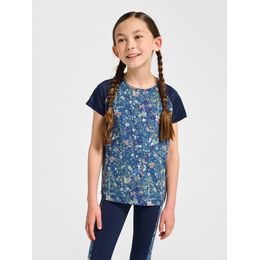 Hummel T-Shirt Hmljr Mix M&auml;dchen in DRESS BLUES/RIVERSIDE | Gr.: 122/128