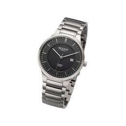 Regent Uhren Analog-Armbanduhr Regent Metallarmband silber gro&szlig; (ca. 40mm) | Gr.: onesize