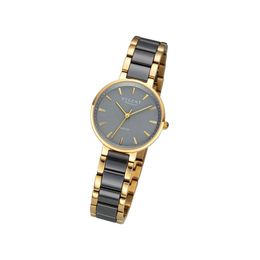 Regent Uhren Analog-Armbanduhr Regent Metallarmband gold, schwarz klein (ca. 30mm) | Gr.: onesize
