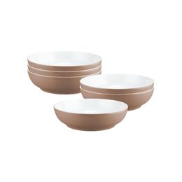 Seltmann Weiden 6er Set Foodbowls Liberty Pure Colors &oslash; 25 cm in Cocoa Brown | Gr.: onesize