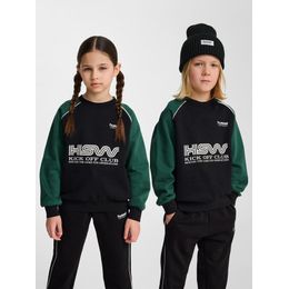 Hummel Sweatshirt Hmljr Oversized Kinder in DARK GREEN | Gr.: 34-39