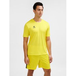 Hummel T-Shirt Hmlessential Herren in BLAZING YELLOW | Gr.: 3XL