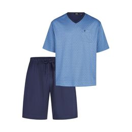 Hajo Schlafanzug Klima Light in Marine | Gr.: 58