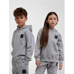 Hummel Kapuzenpullover Hmlclean Kinder in GREY MELANGE | Gr.: 116