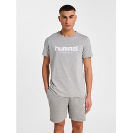 Hummel T-Shirt Hmllegacy Herren in GREY MELANGE | Gr.: L