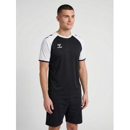 Hummel T-Shirt Raglan&auml;rmel Hmlmatch Erwachsene in BLACK/WHITE | Gr.: XXL