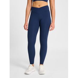 Hummel Leggings Hmlyoga Multisport Damen in DRESS BLUES | Gr.: S