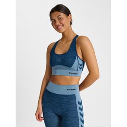 Hummel Bh Hmlclea Multisport Damen in NAVY PEONY/FADED DENIM | Gr.: M