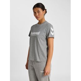 Hummel T-Shirt Hmllegacy Damen in GREY MELANGE | Gr.: XS