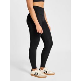 Hummel Leggings Hmlhiit Damen in BLACK/EBONY | Gr.: XL