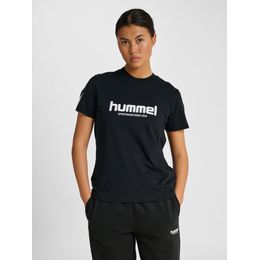 Hummel T-Shirt Hmllegacy Damen in BLACK | Gr.: L