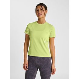 Hummel T-Shirt Hmlpulse Damen in SHADOW LIME | Gr.: L