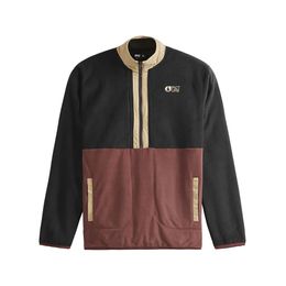 PICTURE MMATHEW 1/4 FLEECE in Schwarz | Gr.: M