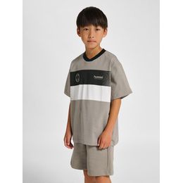 Hummel T-Shirt Raglan&auml;rmel Hmljr Loose Lebensstil Jungen in ROCK RIDGE | Gr.: 58-63