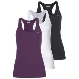 H.I.S. Tanktop in schwarz, wei&szlig;, lila | Gr.: 36