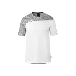 Kempa Trainings-T-Shirt Athletics 29 in wei&szlig;/steingrau | Gr.: M