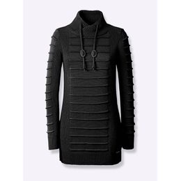 WITT WEIDEN Longpullover in schwarz | Gr.: 48