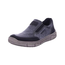Rieker Slipper in schwarz/graphit | Gr.: 46