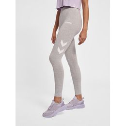 Hummel Leggings Hmllegacy Damen in GREY MELANGE | Gr.: M